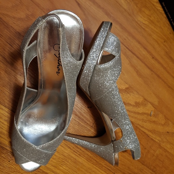 Metaphor | Shoes | Silver Heels | Poshmark